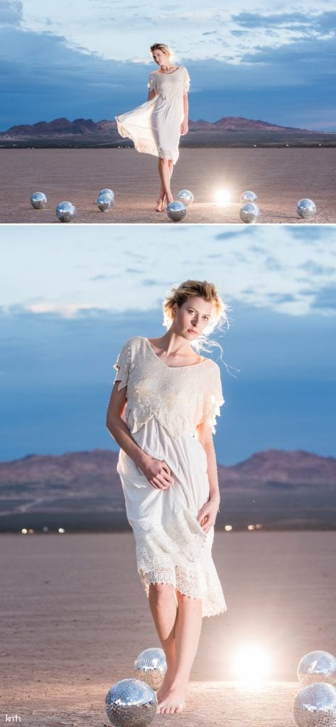 Metallic Desert Fashion Photoshoot | Las Vegas Portrait Photographer ...