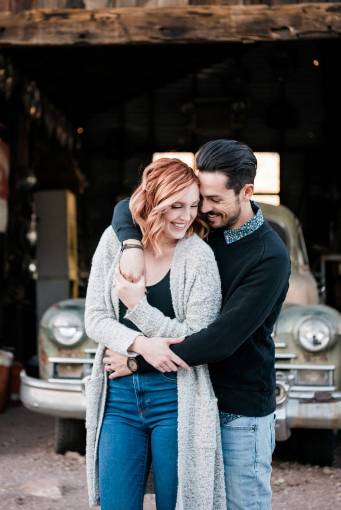 Jayde + Nathan | Nelson Eldorado Canyon Engagement Session - Kristen ...
